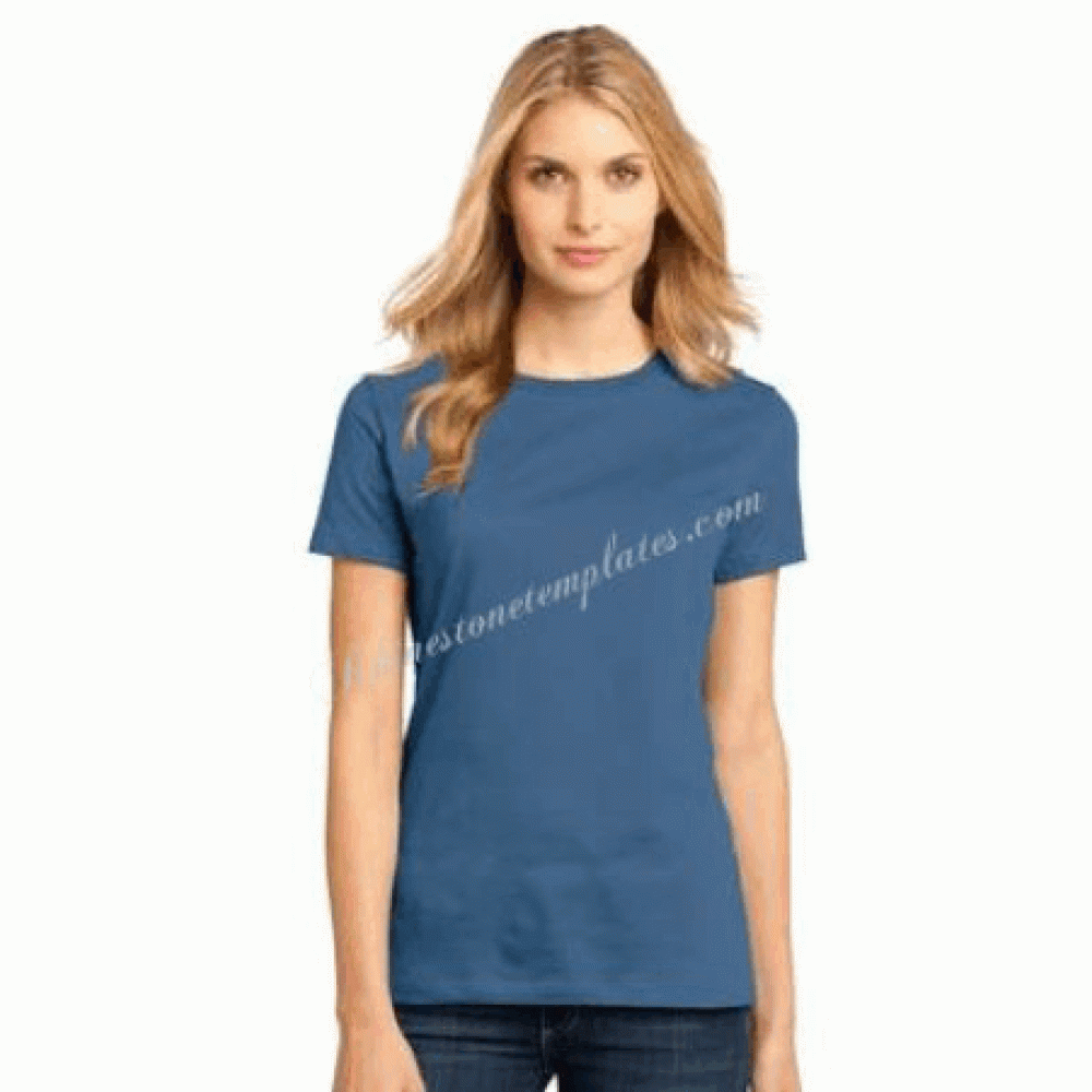 Ladies T-Shirt Stone Blue